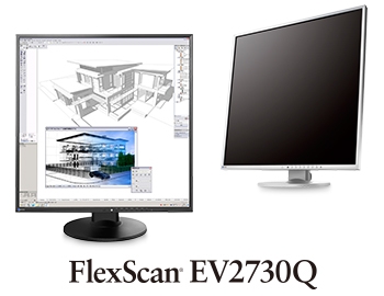 에이조(EIZO), 종횡비 1:1 정사각형 액정 모니터 플렉스캔(FlexScan) EV2730Q 발표 - New Product ...